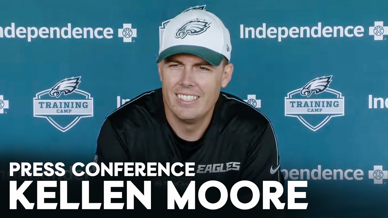 Eagles Press Conference: Kellen Moore | August 20, 2024 - YouTube