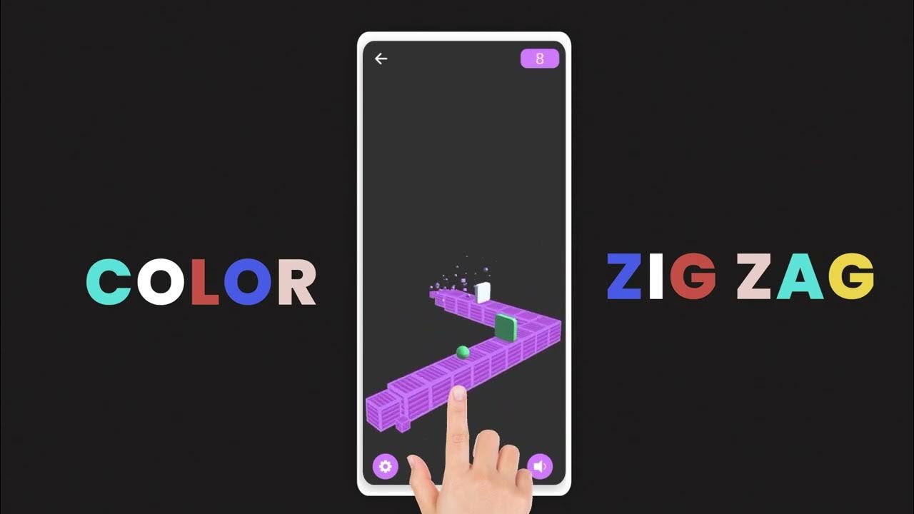 NEW Color Zig Zag Game | Best Android Game | Zig Zag - YouTube