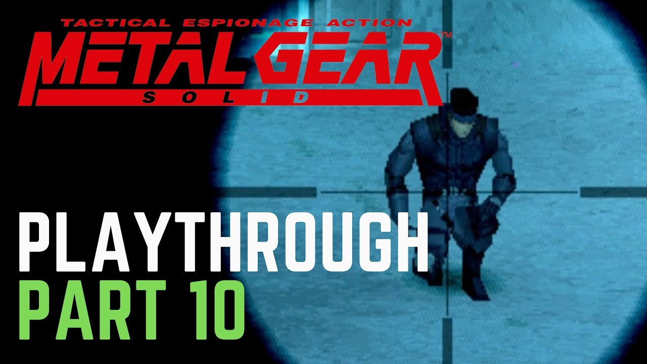 Metal Gear Solid PS1 Playthrough - Part 10 - Sniper Wolf - YouTube