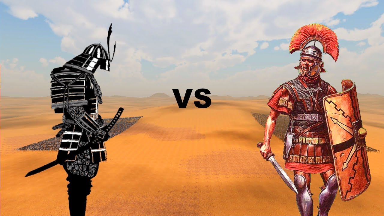 10,000 Samurai VS 10,000 Roman Generals (Ultimate Epic Battle Simulator ...