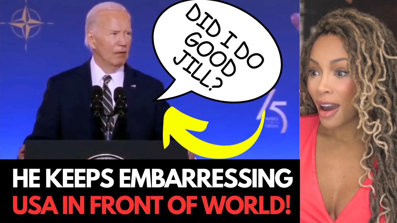 ‘Very sad’ Joe Biden struggles through NATO speech! World Leaders in ...
