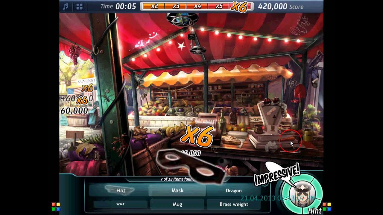 Criminal Case #13 Scene 4 HENRY'S STALL ( 8 sec finish ) - YouTube