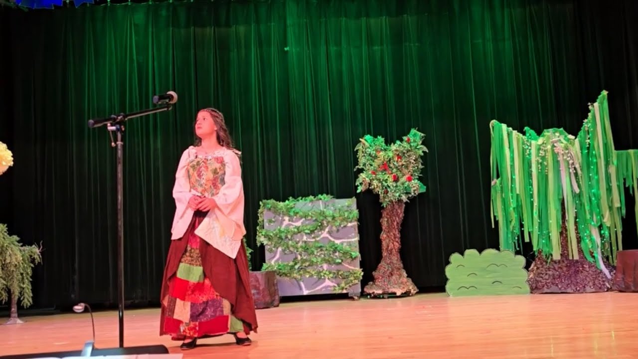 Jeidy singing Where Do I Go From Here? In her 8th grade musical ...