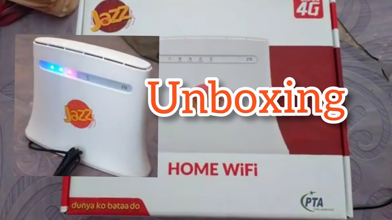 Jazz 4g Wifi Modem new model 2022 Unboxing - YouTube