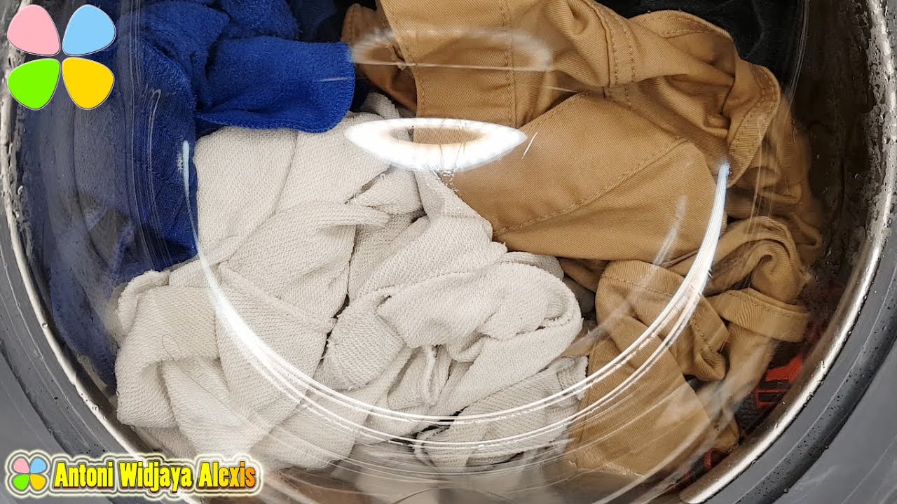 Rinse Washing Clothes Front Loading Machine 207 - YouTube