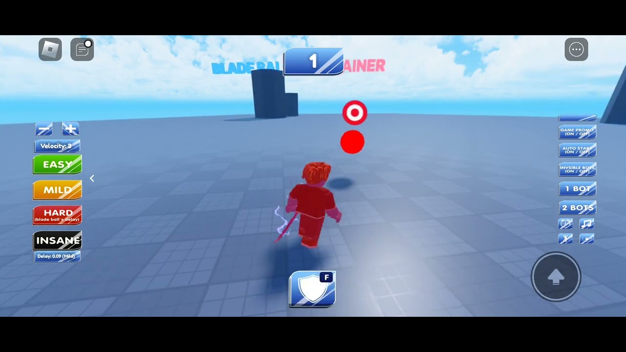 playing blade ball aim training*Part 1* - YouTube