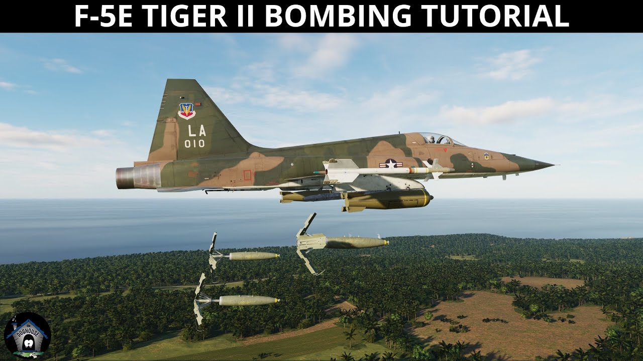 DCS: F-5E TIGER II BOMBING TUTORIAL - YouTube