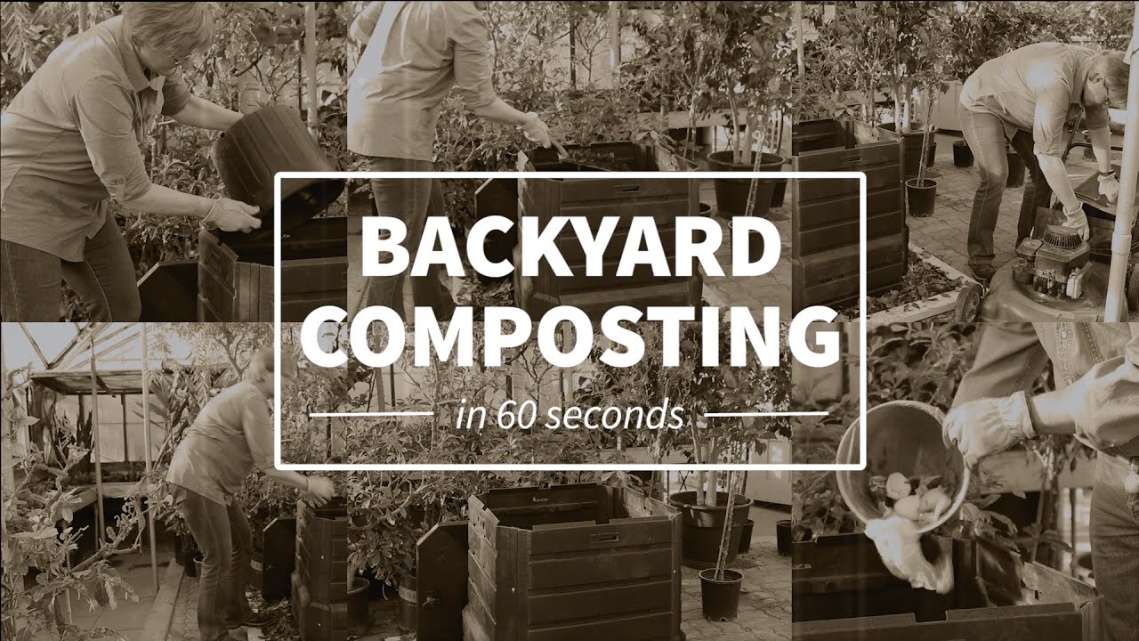 Backyard Composting in 60 Seconds - YouTube