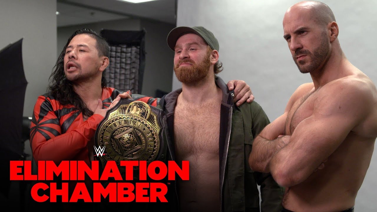 Sami Zayn, Cesaro & Nakamura pose with the Intercontinental Title: WWE ...