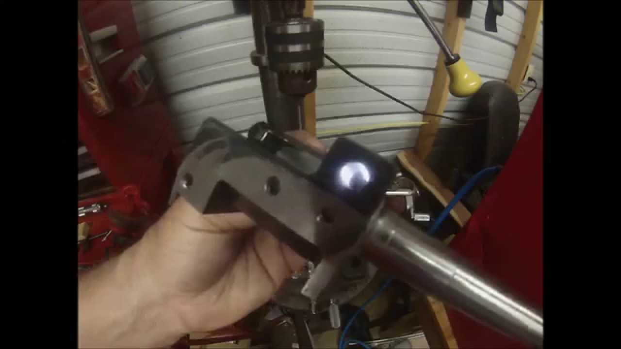 Drilling Virgin M92 Trunnion and Virgin Barrel - YouTube