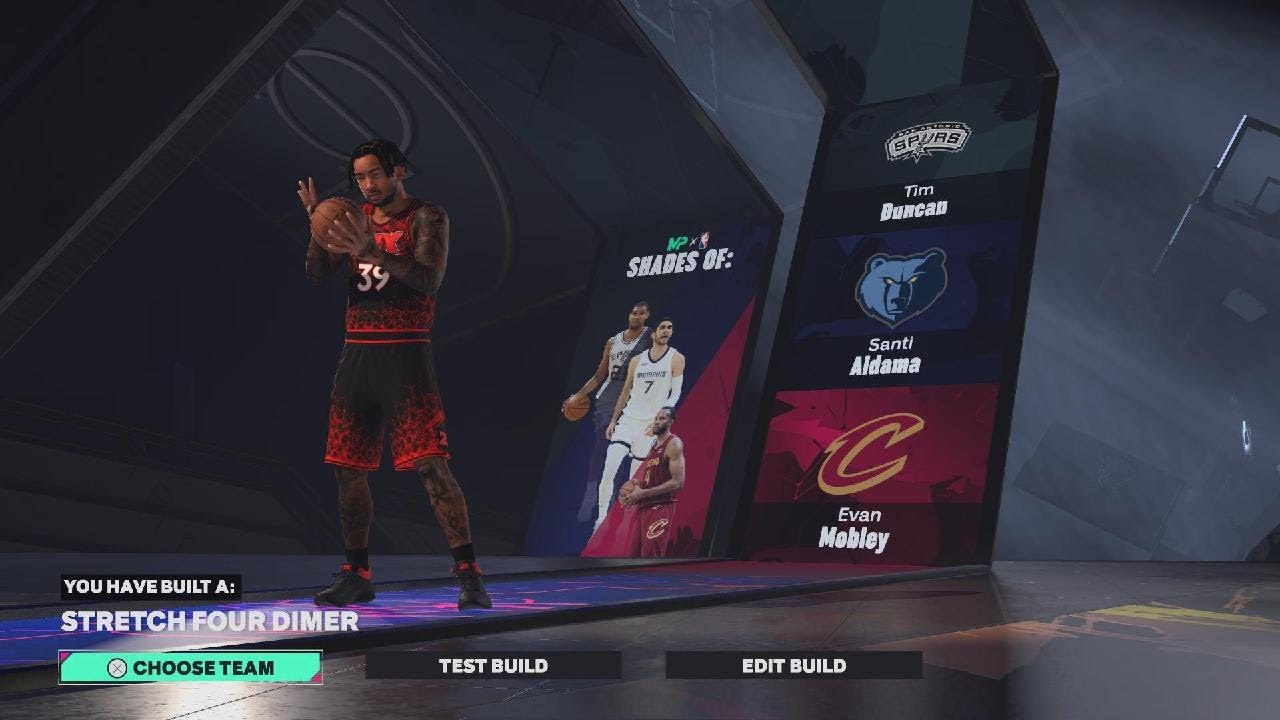 NBA 2K25 POWER FOWARD BUILD - STRETCH FOUR DIMER (7'0) - YouTube