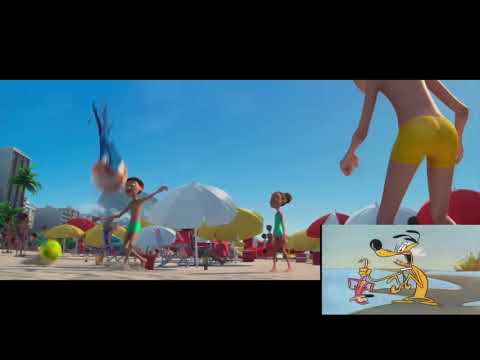 (Reupload) Rio (2011): Flying Fail Scene! Sparta Mario Kart Remix (FT:Multisource)