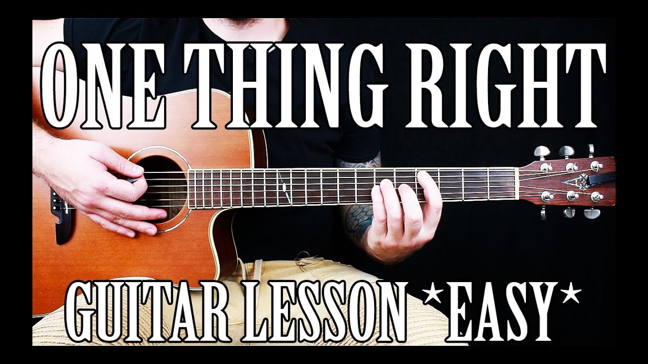 One Thing Guitar Chords