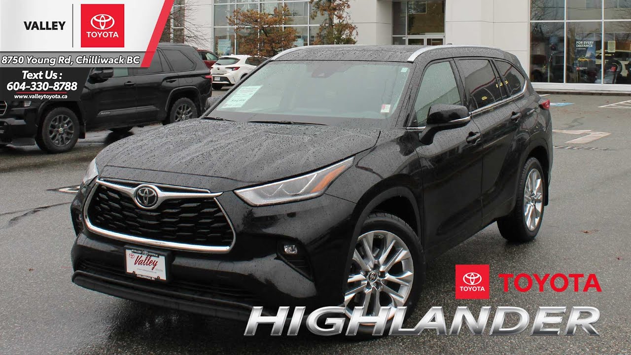 A used 2022 Toyota Highlander Limited for sale at Valley Toyota in ...