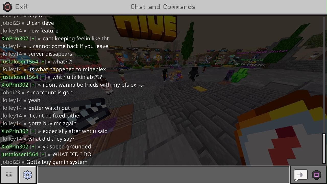 Minecraft Hive chat trolling - YouTube