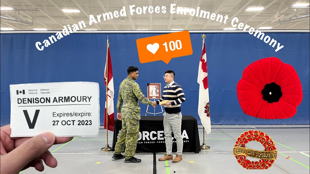 Canadian Armed Forces (CAF) Enrolment Ceremony - Full Length - YouTube