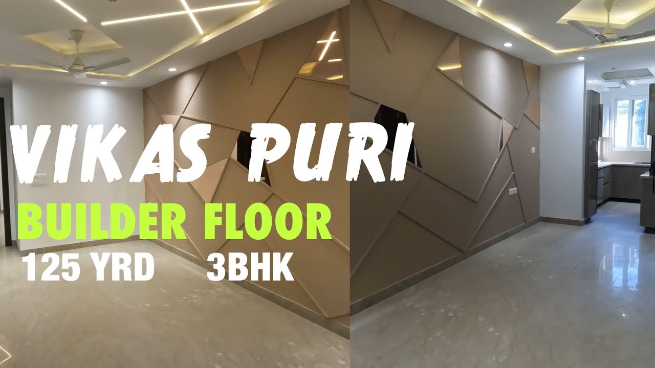 125 Yrds Luxury 3BHK Builder Floor in Vikas Puri, West Delhi | Builder ...