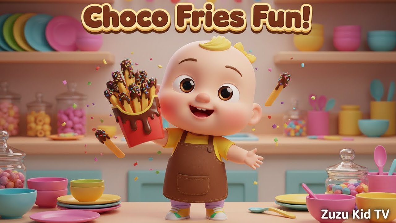 Choco Fries Song – Nursery Rhyme, Toddler Food Fun, and Snack Time Play ...