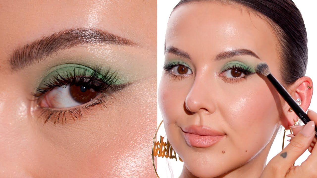 Mint Green Makeup Totorial - YouTube