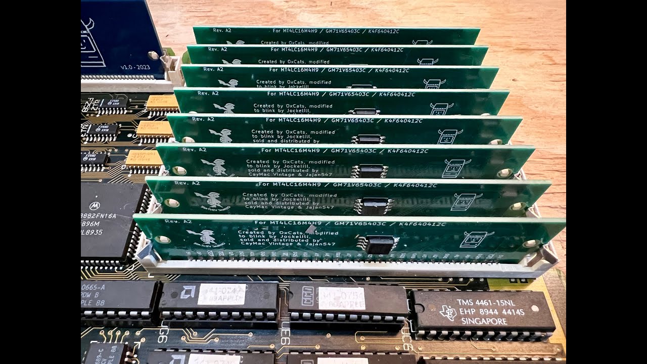 History of my SE/30 Logic Board - YouTube