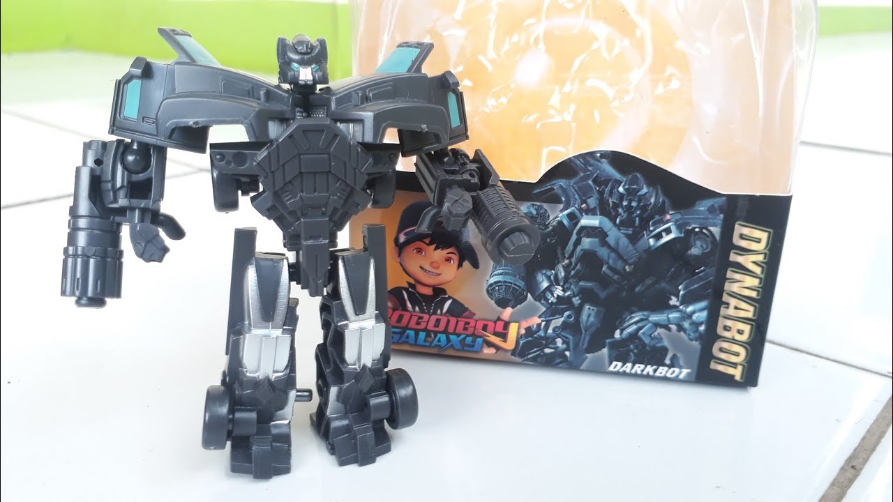 Mainan Robot Dynabot Darkbot Bisa Berubah - YouTube