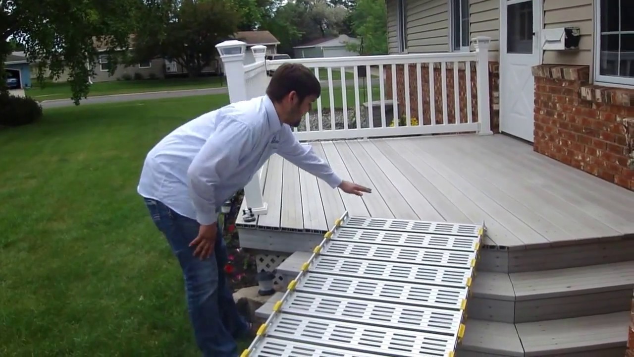 Roll-A-Ramp demonstration - YouTube