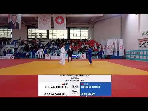 ECE NAZ HOCALAR - KADRİYE ODACI 48KG TEAM 1-3-12