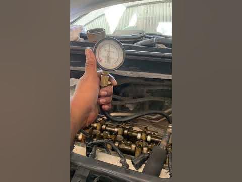 Petrol engine compression testing - YouTube