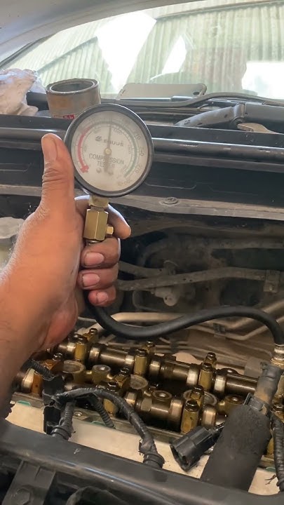 Petrol engine compression testing - YouTube