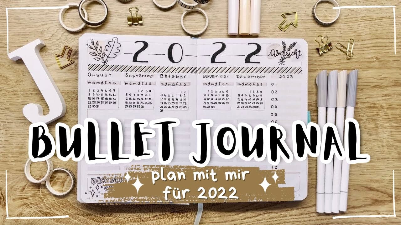 Neues Bullet Journal Setup 2022 Mid Year - Alle wichtige BuJo Spreads ...