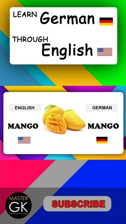 Common fruits in German | Learn German Language | Fruits in German ...