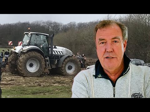 Jeremy Clarkson Gets His Lamborghini Tractor Stuck At Diddly Squat Farm ...