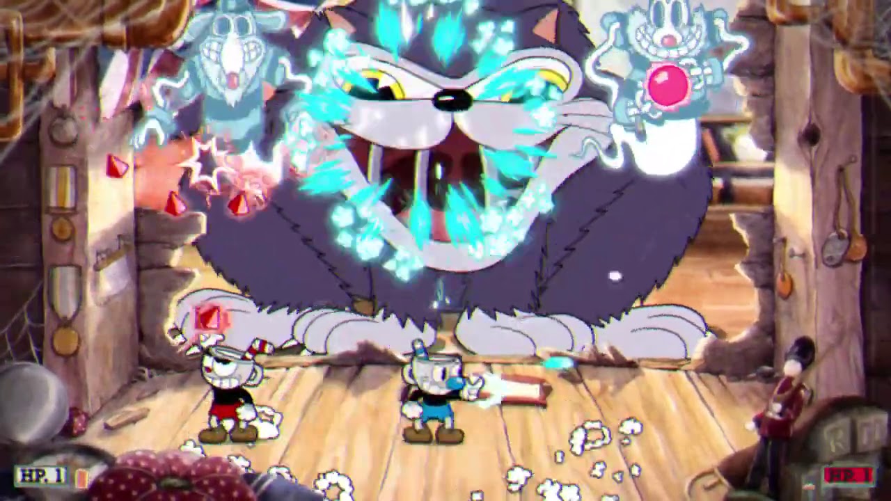 Cuphead // Werner Werman (Boss) // 2 Players (Thank you edition) XD ...