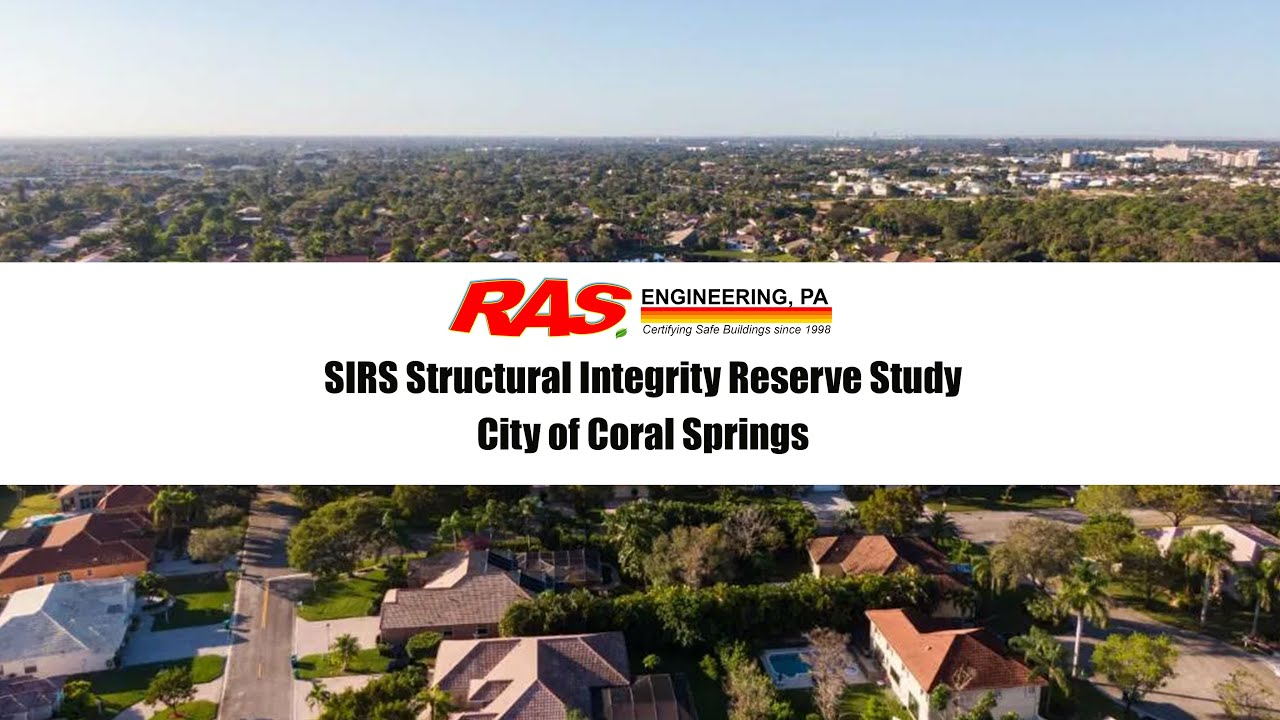 City of Coral Springs SIRS - Structural Integrity Reserve Study - YouTube