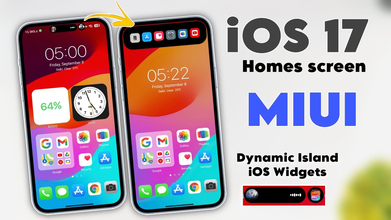 iOS 17 Setup For MIUI - iOS 17 Set-up For Any Android Phones | UPGRADE ...