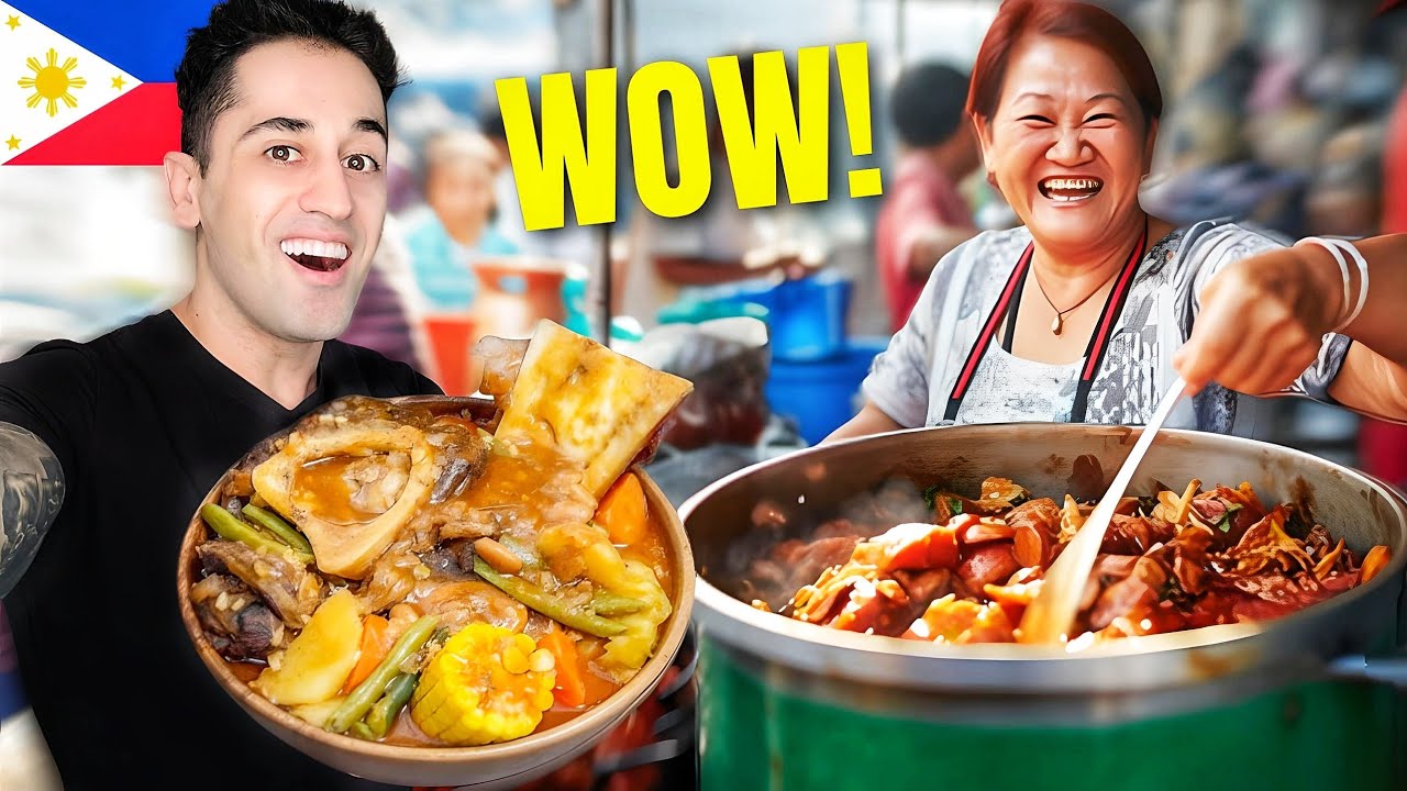 Famous FILIPINO Food Makes Hungry Vlogger Goes CRAZY! 🇵🇭 - YouTube