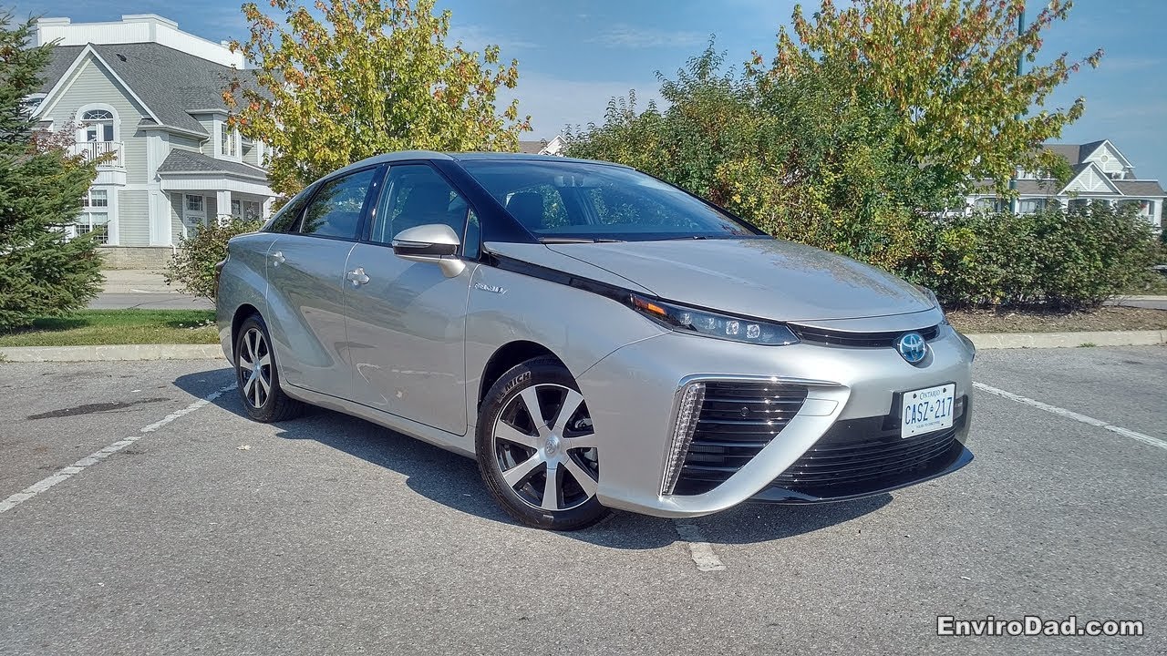 Learning About the Toyota Mirai Hydrogen Fuel Cell EV - YouTube