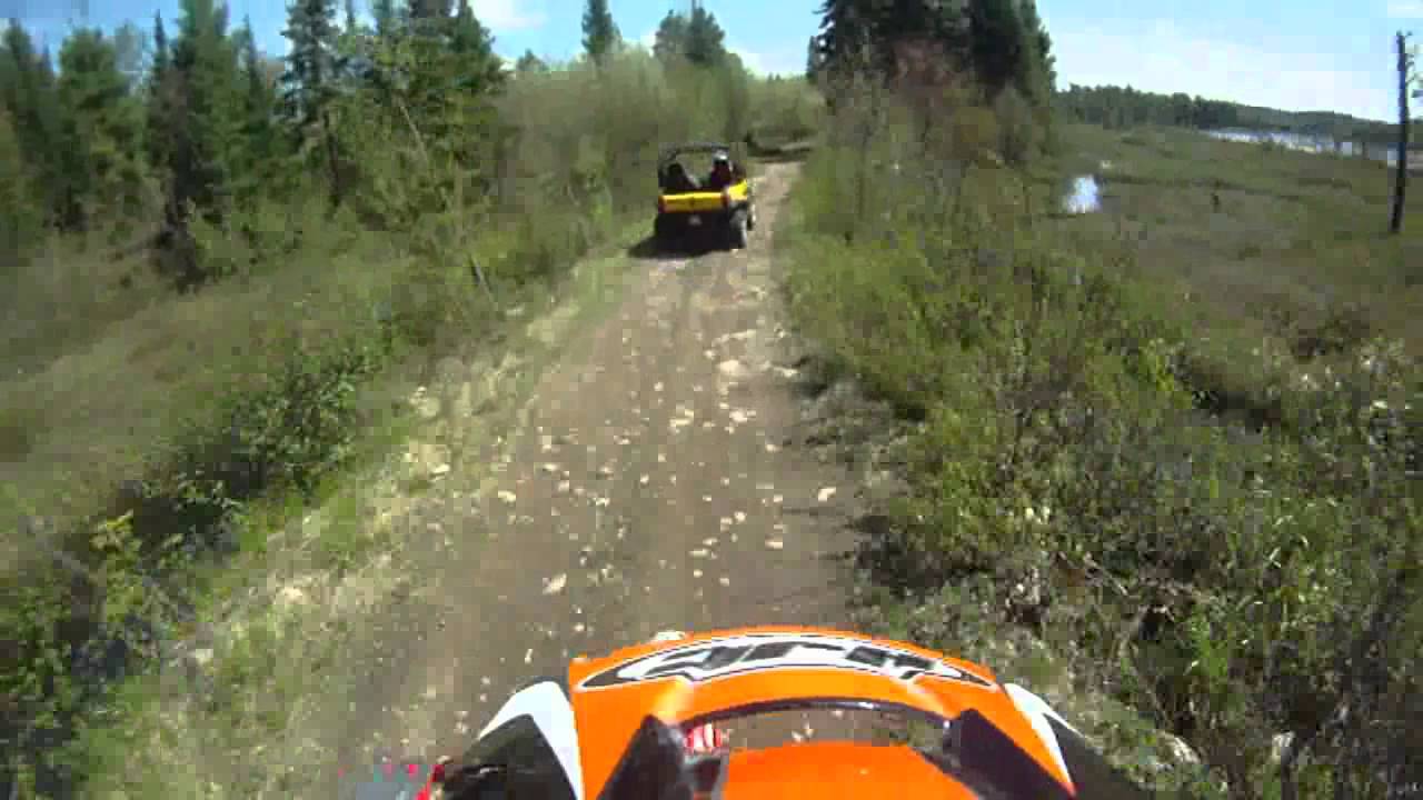 Voyageur Multi Use Trail System - POV GoPro Trail Riding Part 1 - YouTube