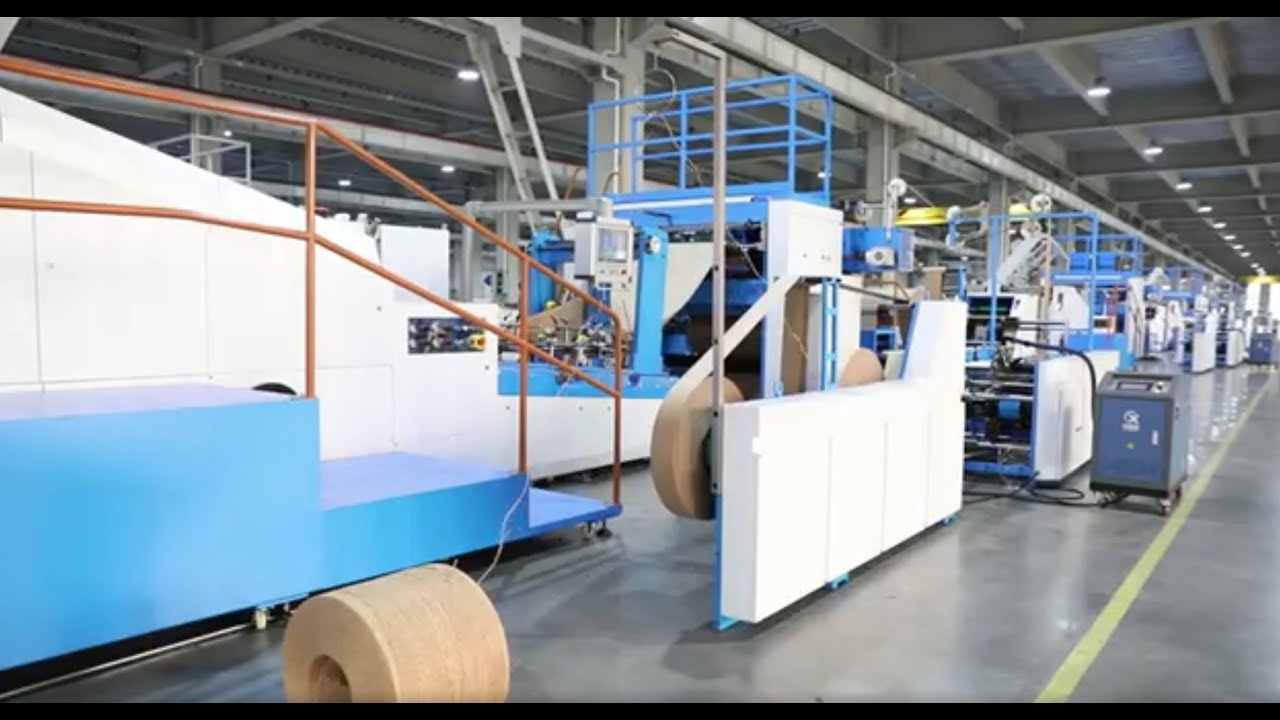 260mm Max Gusset A460 Twisted Handle Paper Bag Machine With Twisted ...