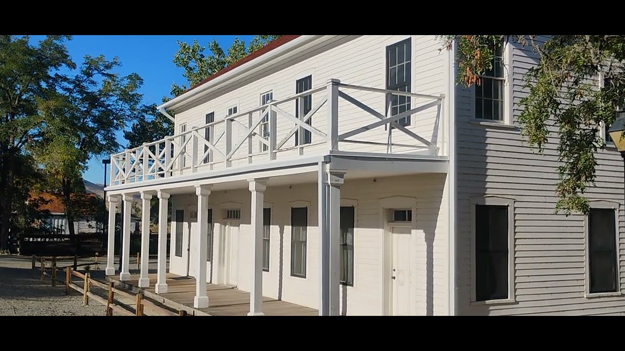 Buckland Station, Nevada, 1870, historical stagecoach and Pony Express ...