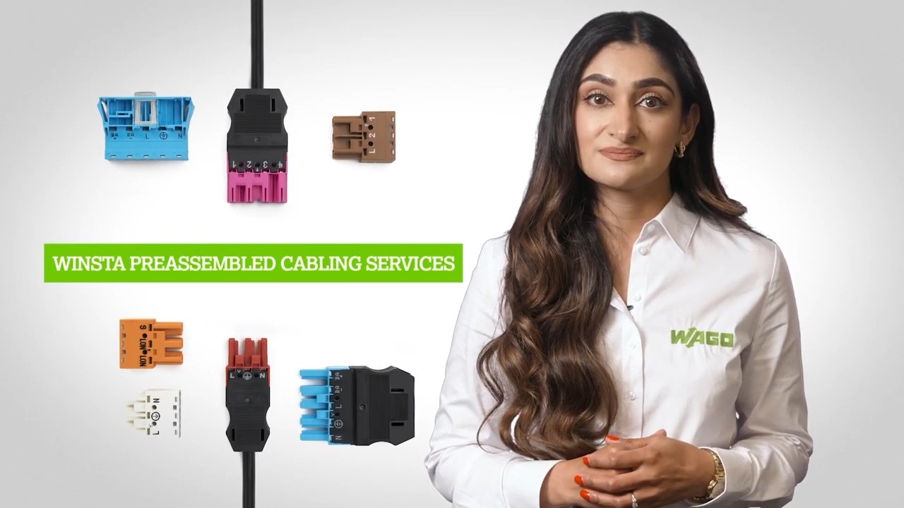 Modular Wiring Maintenance Free Connections. WINSTA from WAGO. - YouTube