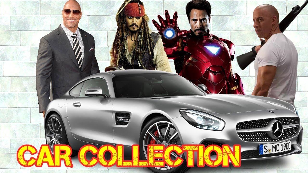 HOLLYWOOD ACTOR'S CAR COLLECTION (Vin Diesel, Dwavne Johson, Robert ...