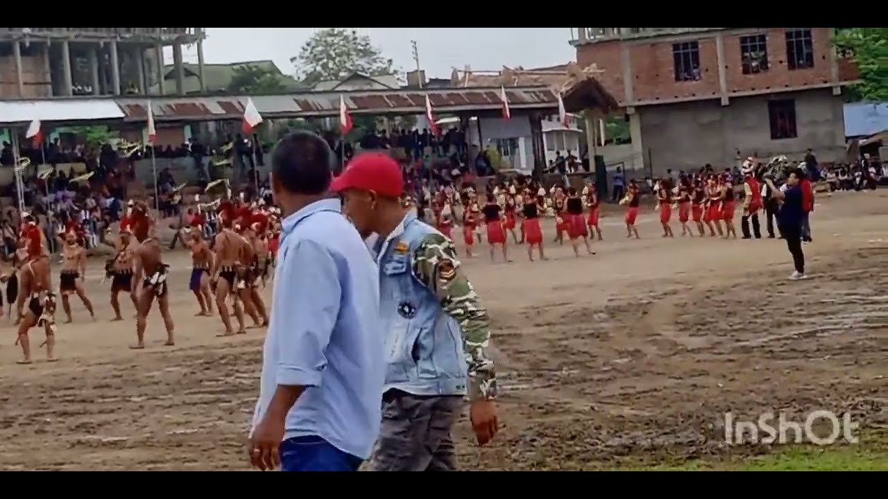 Tamlu village presenting folk Dance in phom day on 6june2022 at ...
