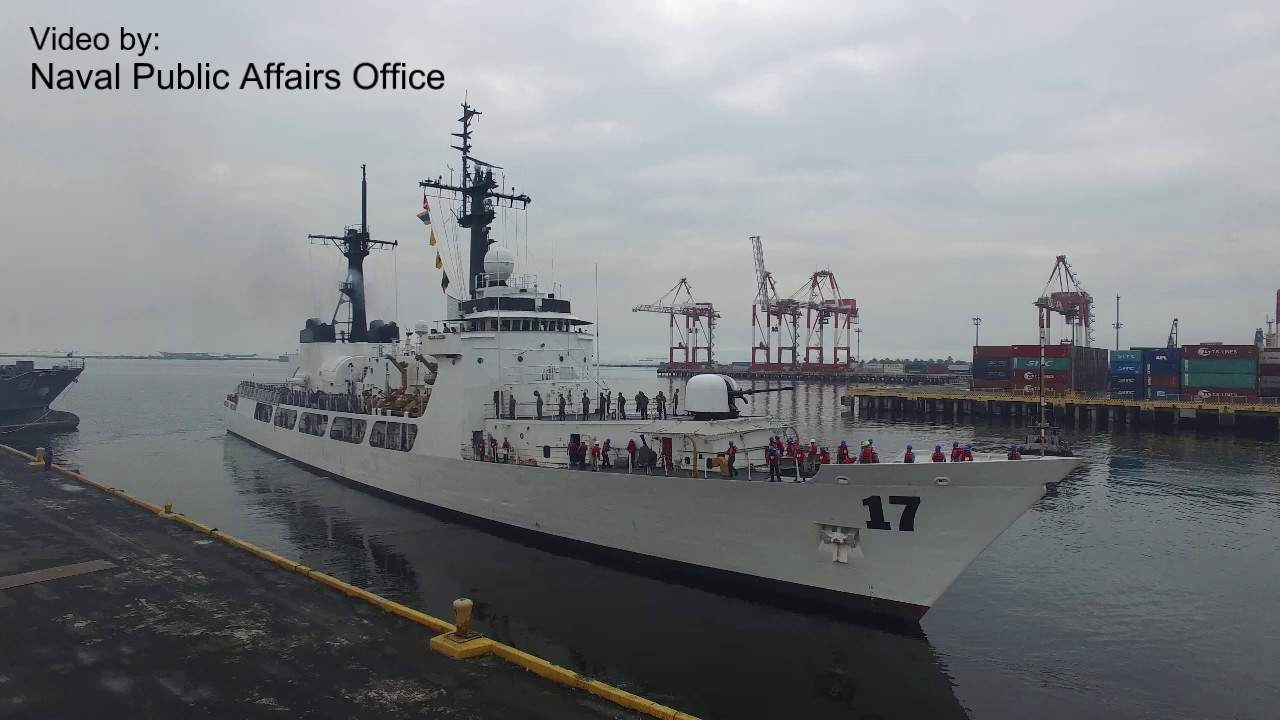 PMA Class of 2017 undergo sea training with PH newest warship - YouTube
