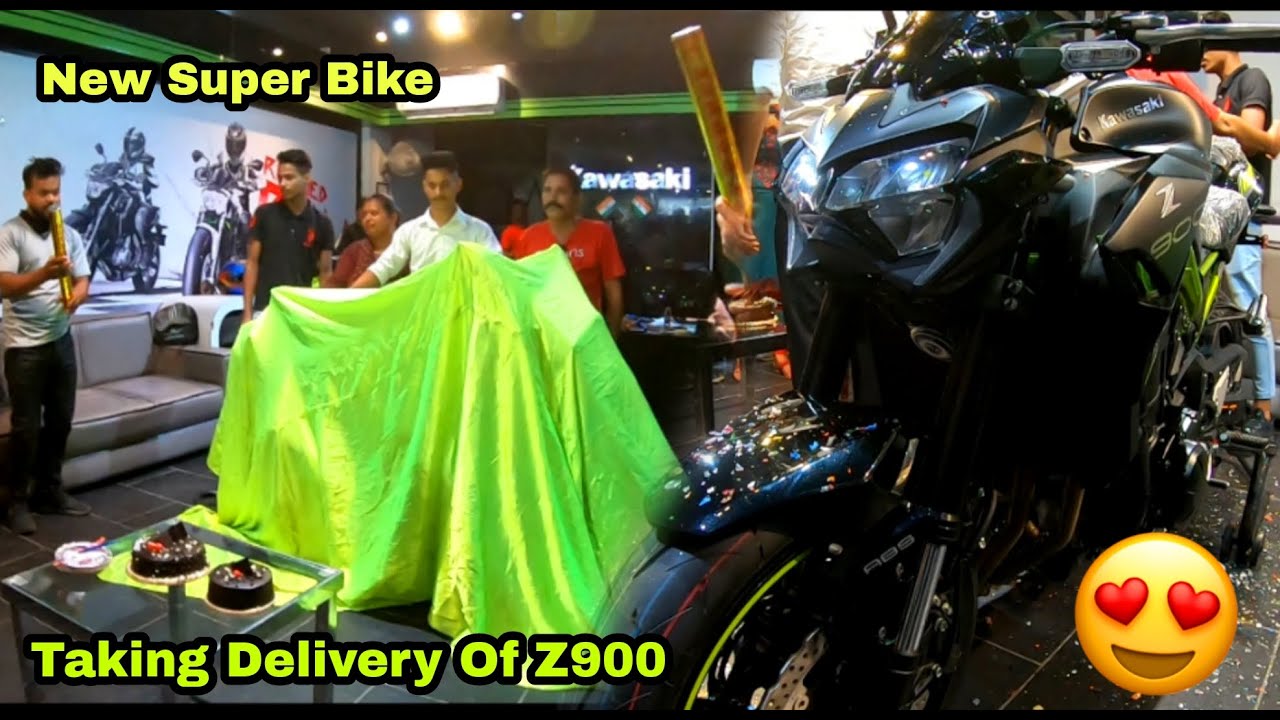 Taking Delivery of My Dream Super Bike || Kawasaki Z900 bs6 2022 ...