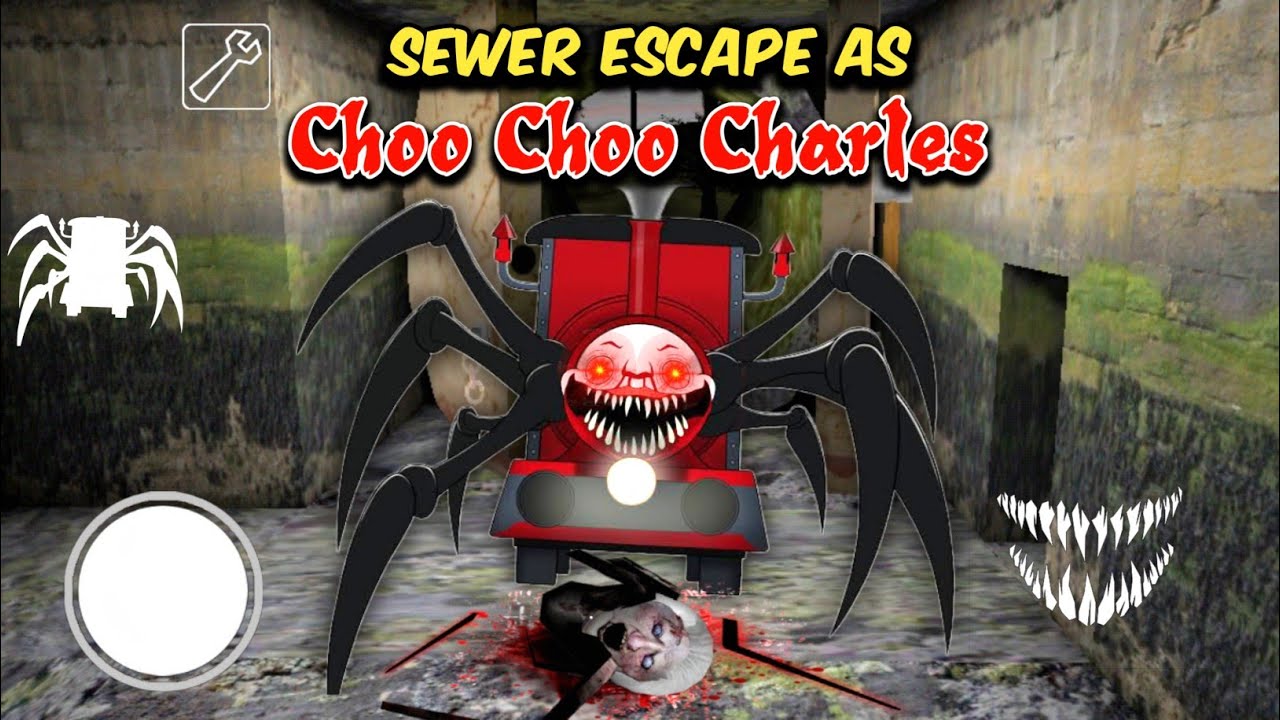 Sewer Escape as Choo Choo Charles 🚂 : Granny v1.8 Full Gameplay - YouTube