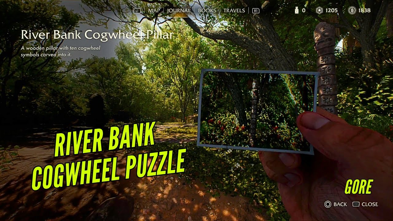 River Bank Cogwheel Puzzle | Indiana Jones and the Great Circle - YouTube