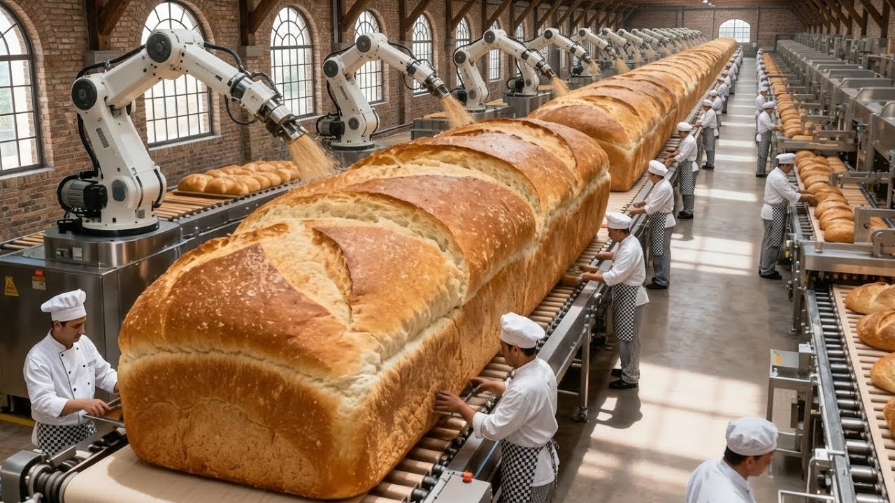Inside the Factory: How Bread Is Made in a Mega Modern Bread Plant ...