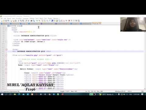 DFP50193 Web Programming Problem Based Task 1 Presentation - YouTube