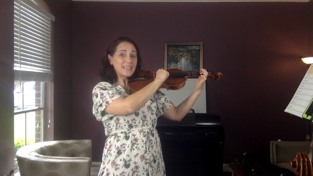 Beginning Orchestra Class Video #29 violin and viola - YouTube